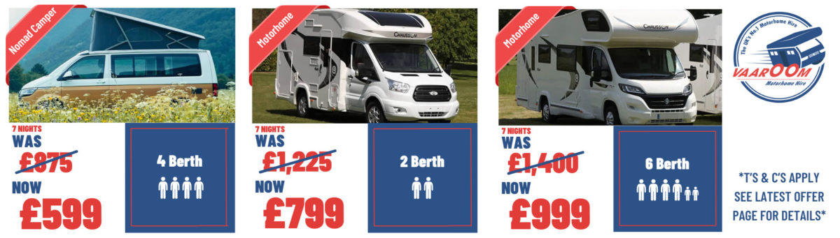 Vaaroom Motorhome Hire | Campervan Hire | Great Value Holidays ...